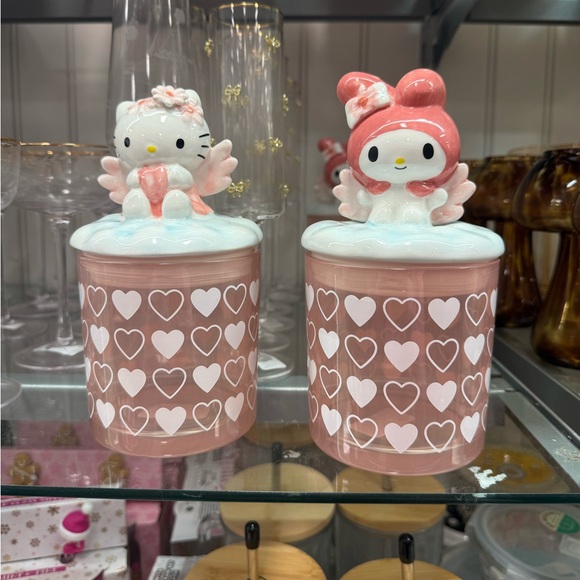 Hello Kitty | Other | Hello Kitty My Melody Angel Ceramic Jar Set ...
